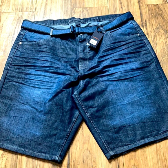 PD&C | Shorts | Pdc Blue Jean Shorts Brand New Mens Denim With Belt ...
